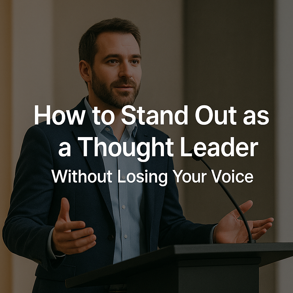 How to Stand Out as a Thought Leader Without Losing Your Voice ...